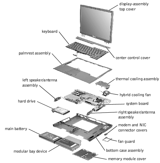 Dell Computer Speaker Assembly